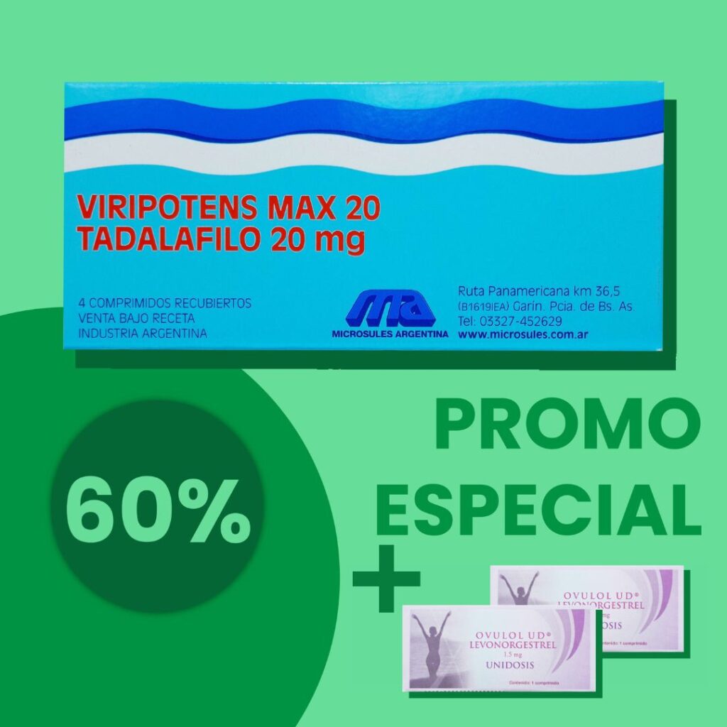 Viripotens max *20 mg / 4 comprimidos [+2 OVULOL UD BONIFICADOS ...