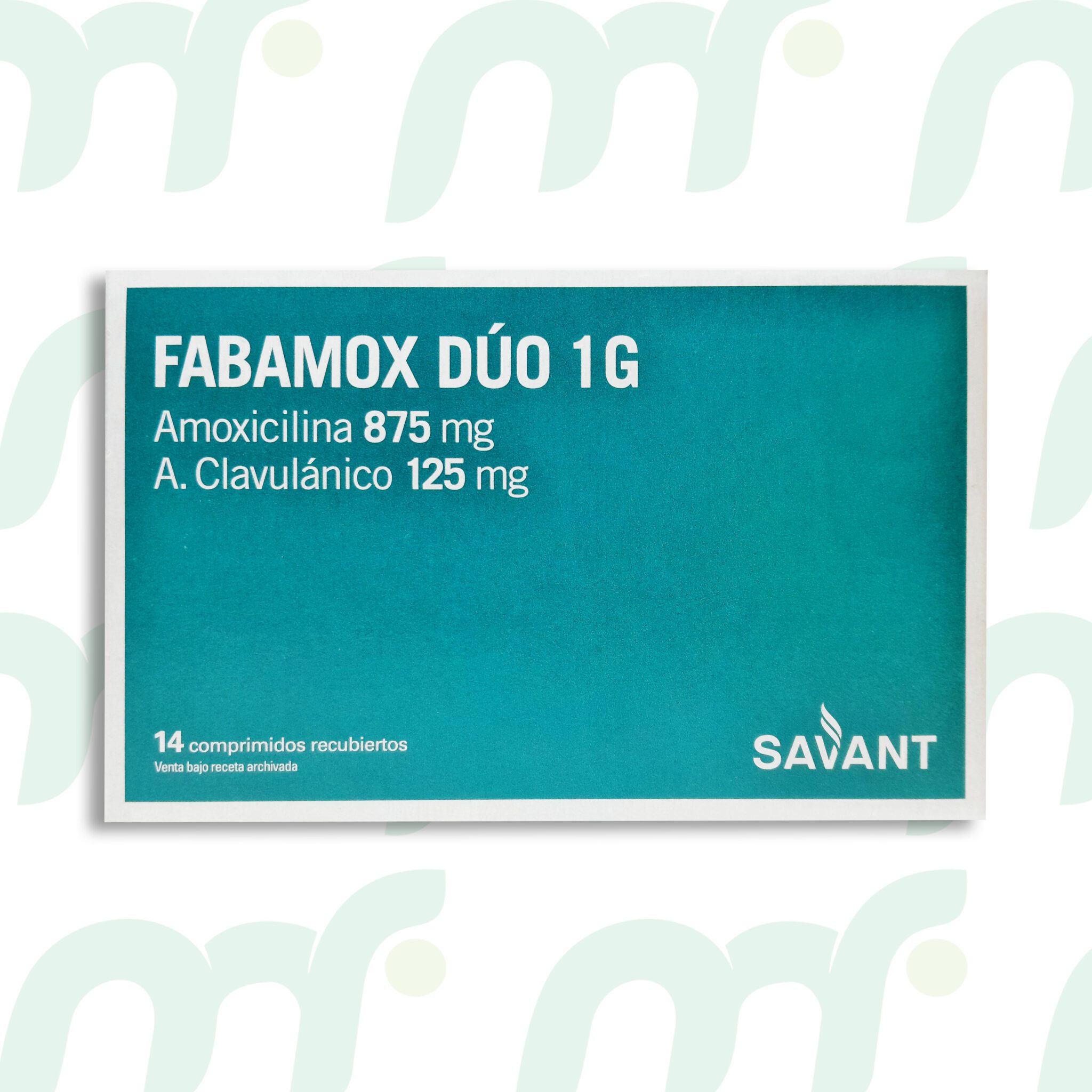 Fabamox Dúo * 1 g / 14 comprimidos [x6 CAJAS] - Macrofarma
