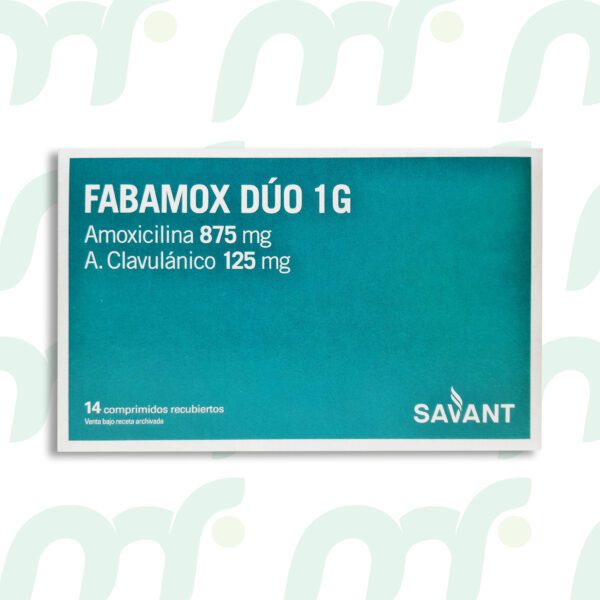 Fabamox Dúo * 1 g / 14 comprimidos [x6 CAJAS] - Macrofarma
