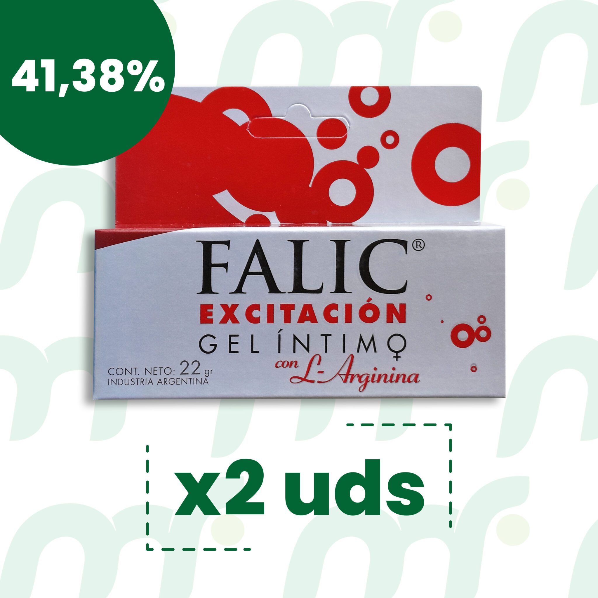 Falic Excitación Gel [combo x2 unidades] - Macrofarma